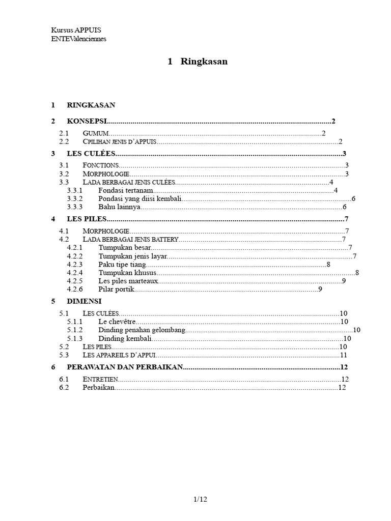 Panduan Jenis dan Fungsi Culée Jembatan | PDF