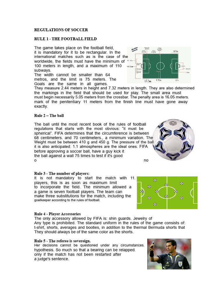 Football Regulations | PDF | Association Football | Sports