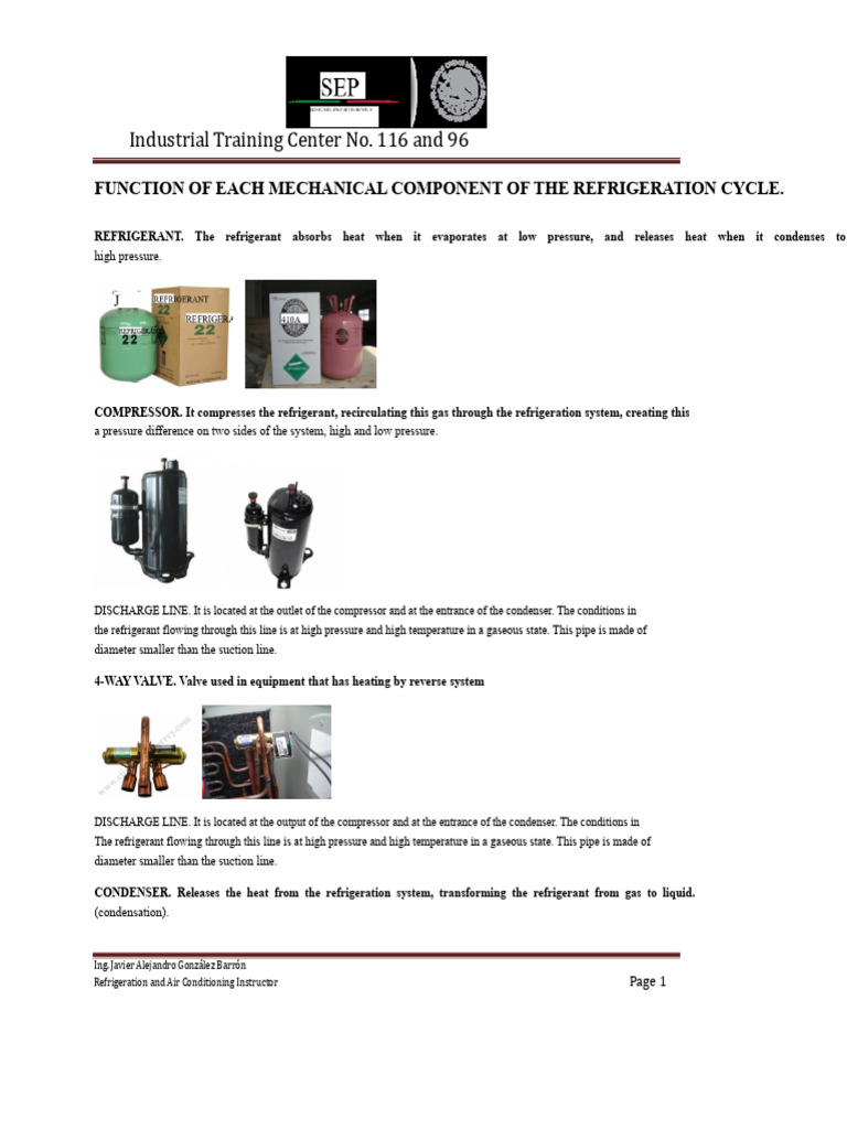 Mechanical Components of A Mini-Split | PDF | Refrigeration | Continuum ...