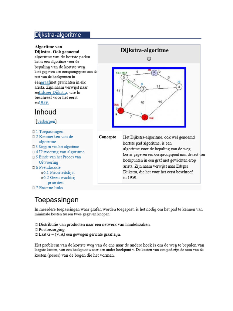 Dijkstra Algoritme | PDF