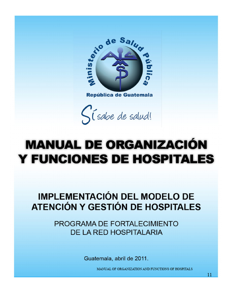 Manual of Organization and Functions of Hospitals | PDF | Waste | Nursing