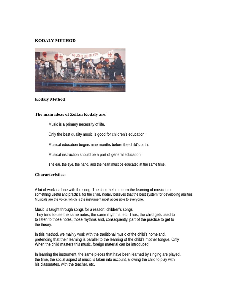 Kodály Method | PDF | Musicology