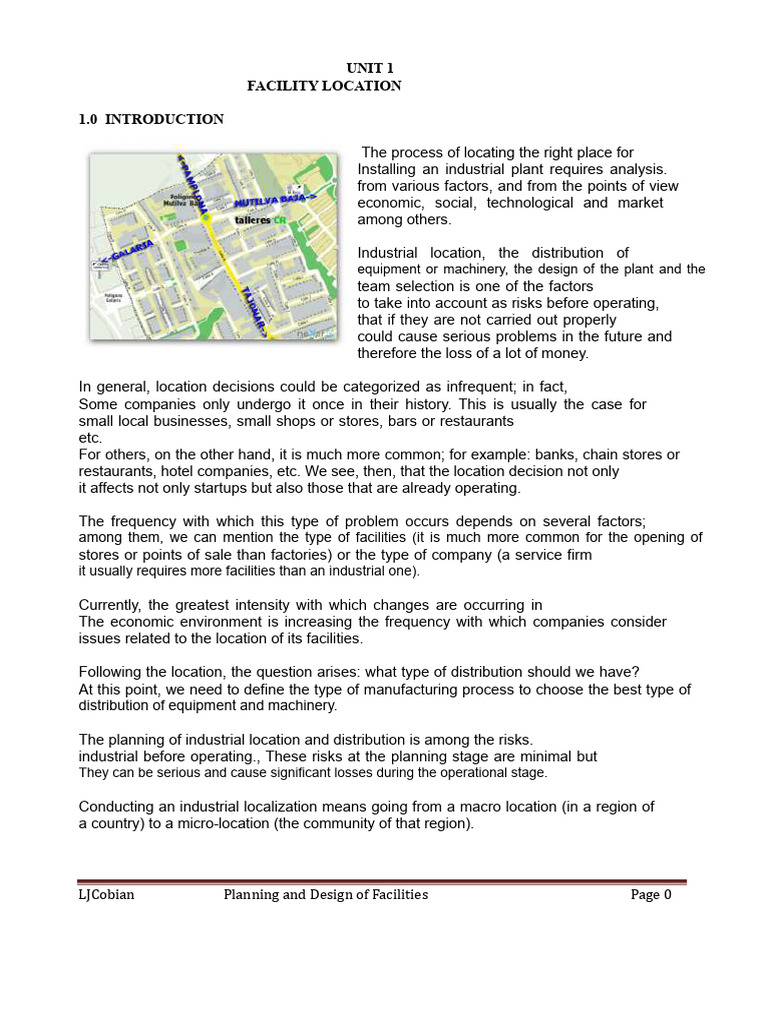 Industrial Facility Location Strategies | PDF | Distance | Line (Geometry)