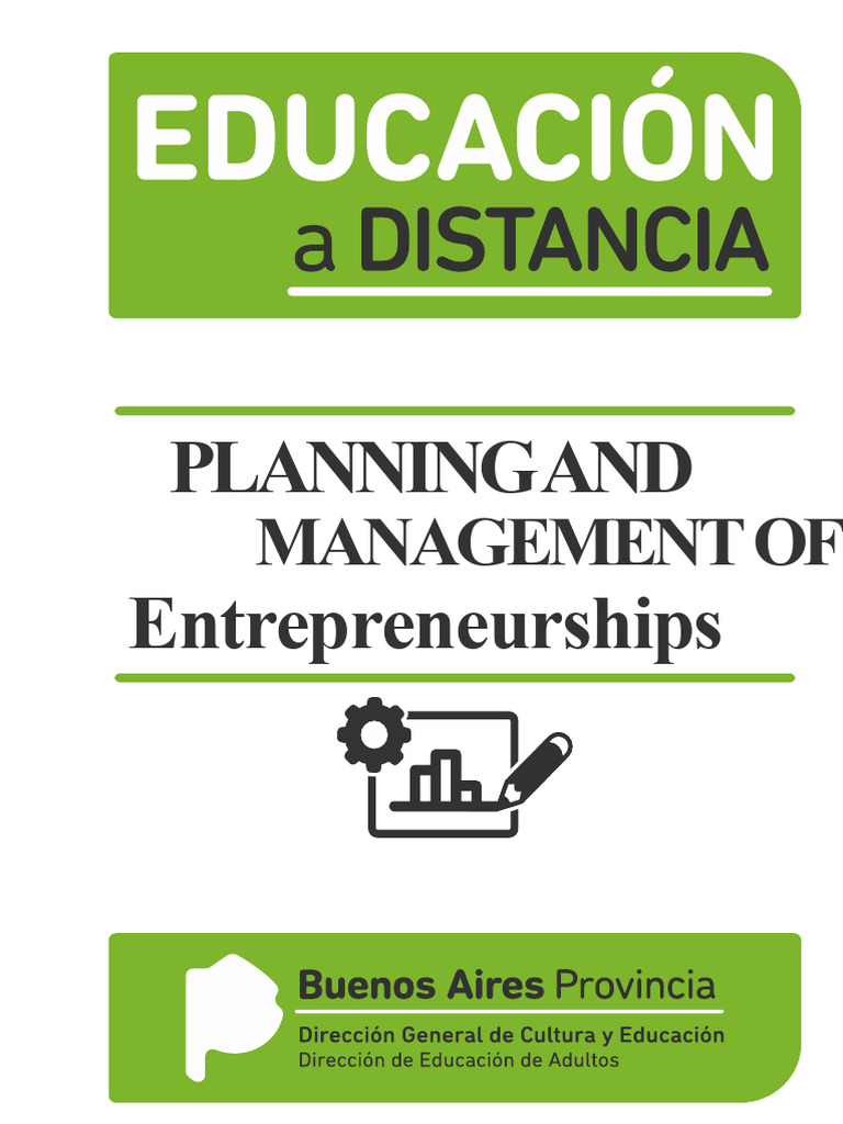 DISTANCE EDUCATION Planning and Management of Enterprises | PDF ...