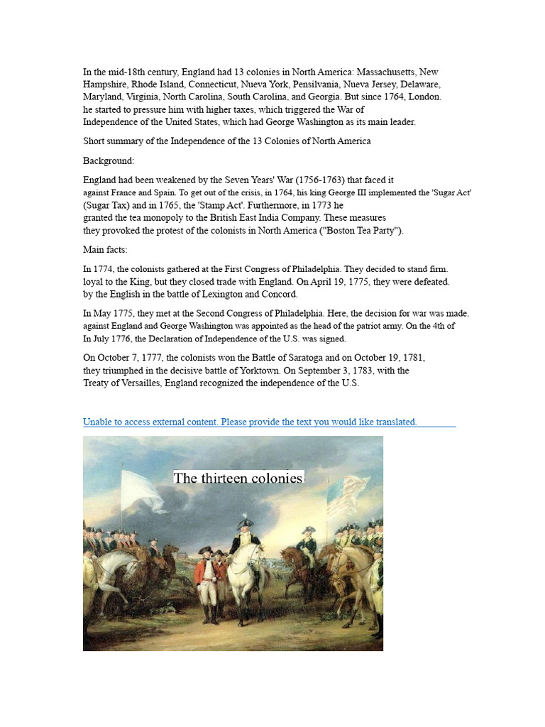 13 Colonies | PDF