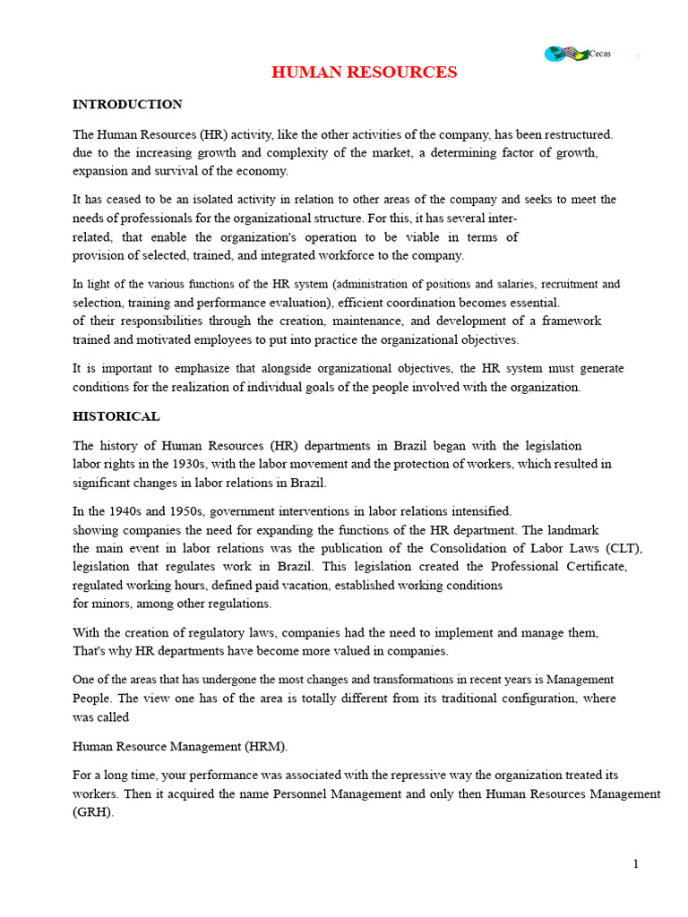 Human Resources Handbook 2019 | PDF | Communication | Human Resources