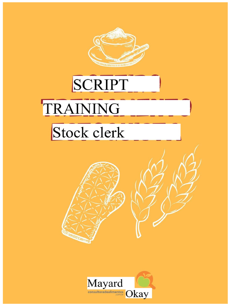 Training Script For Stock Clerk | PDF