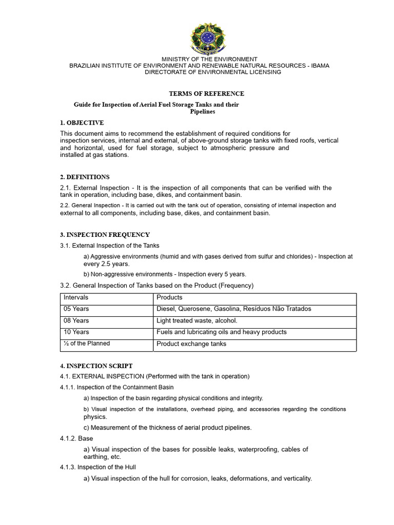 Aerial Fuel Tank Inspection Guidelines | PDF | Nondestructive Testing ...