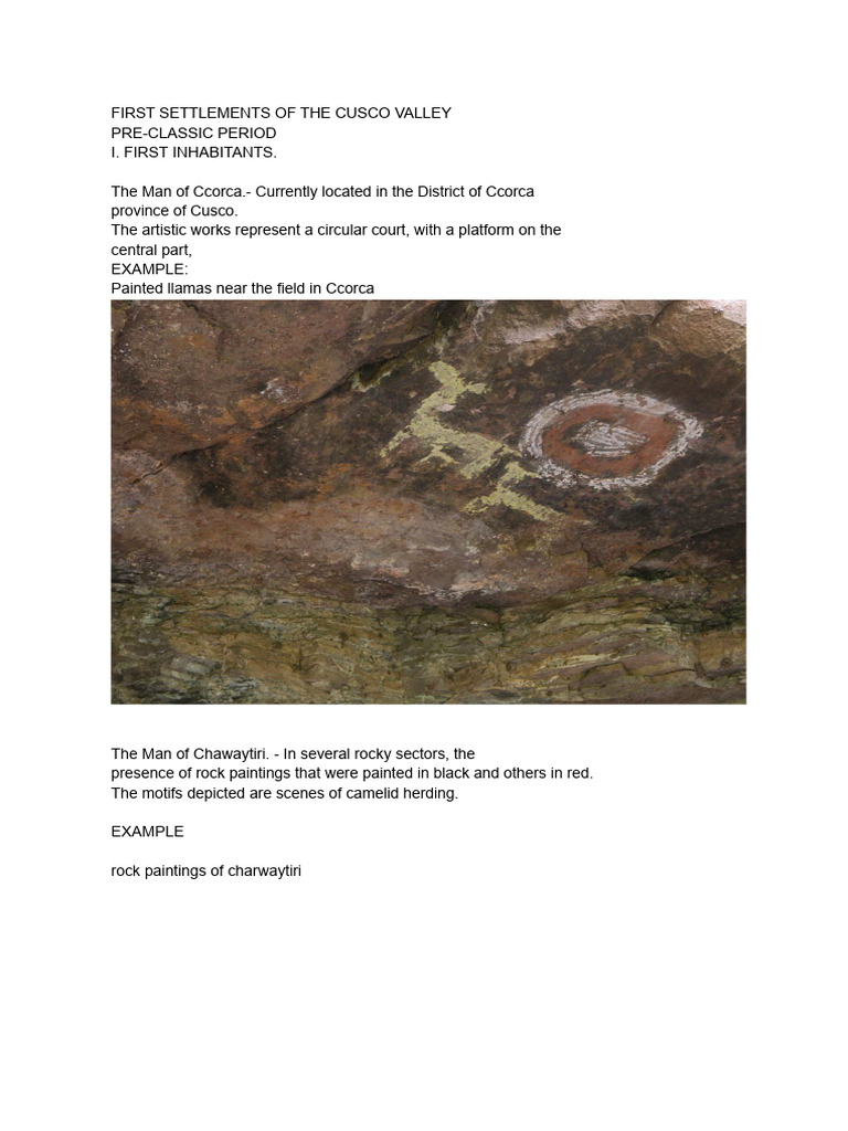First Settlements | PDF | Inca Empire