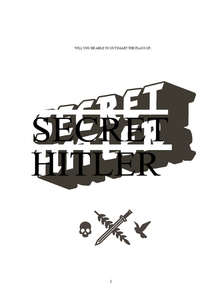 Secret - Hitler - Rules (Unofficial) .En | PDF | Group Decision Making ...