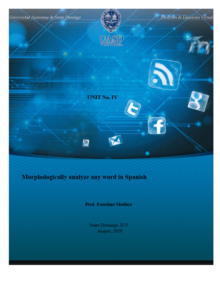 Análisis morfológico de palabras en español | PDF | Word | Morphology ...