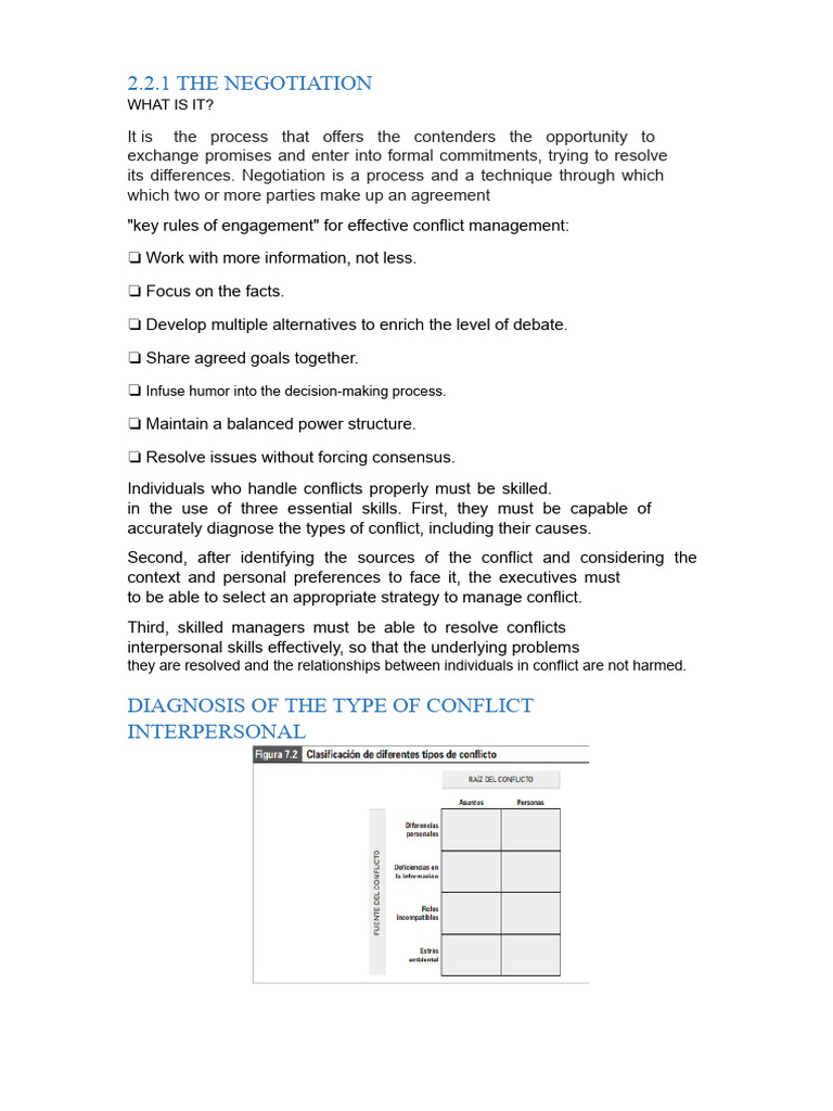 2.2.1 The Negotiation | PDF | Negotiation | Social Psychology