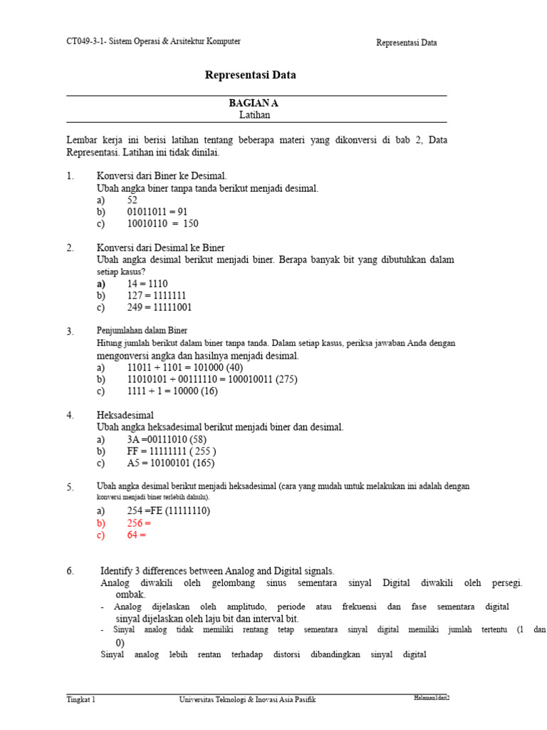 03 - Presentasi Data (Pertanyaan) | PDF