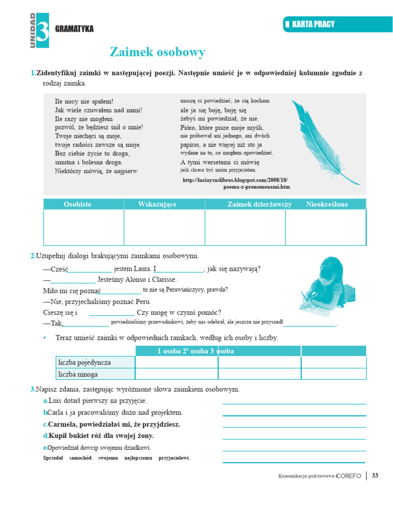 Zaimki Osobowe 2 | PDF