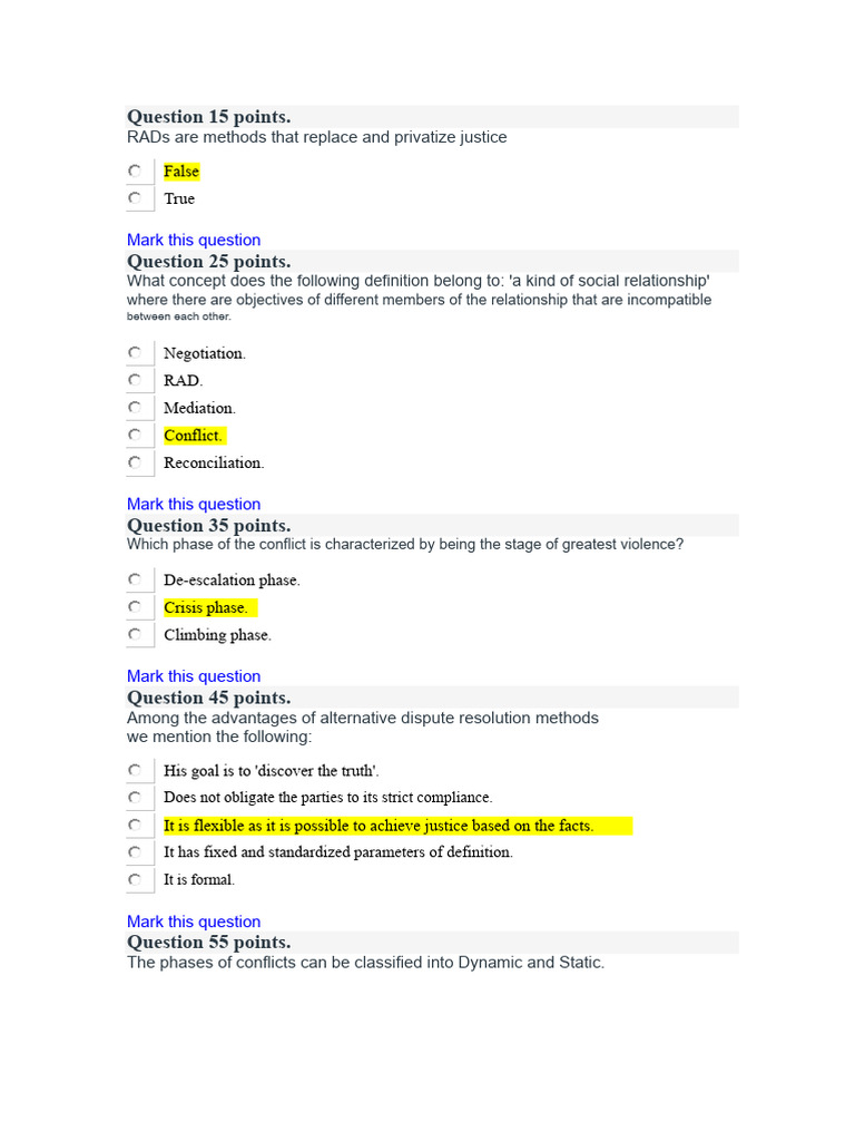 Conflict Resolution Methods Explained | PDF | Mediation | Conflict ...
