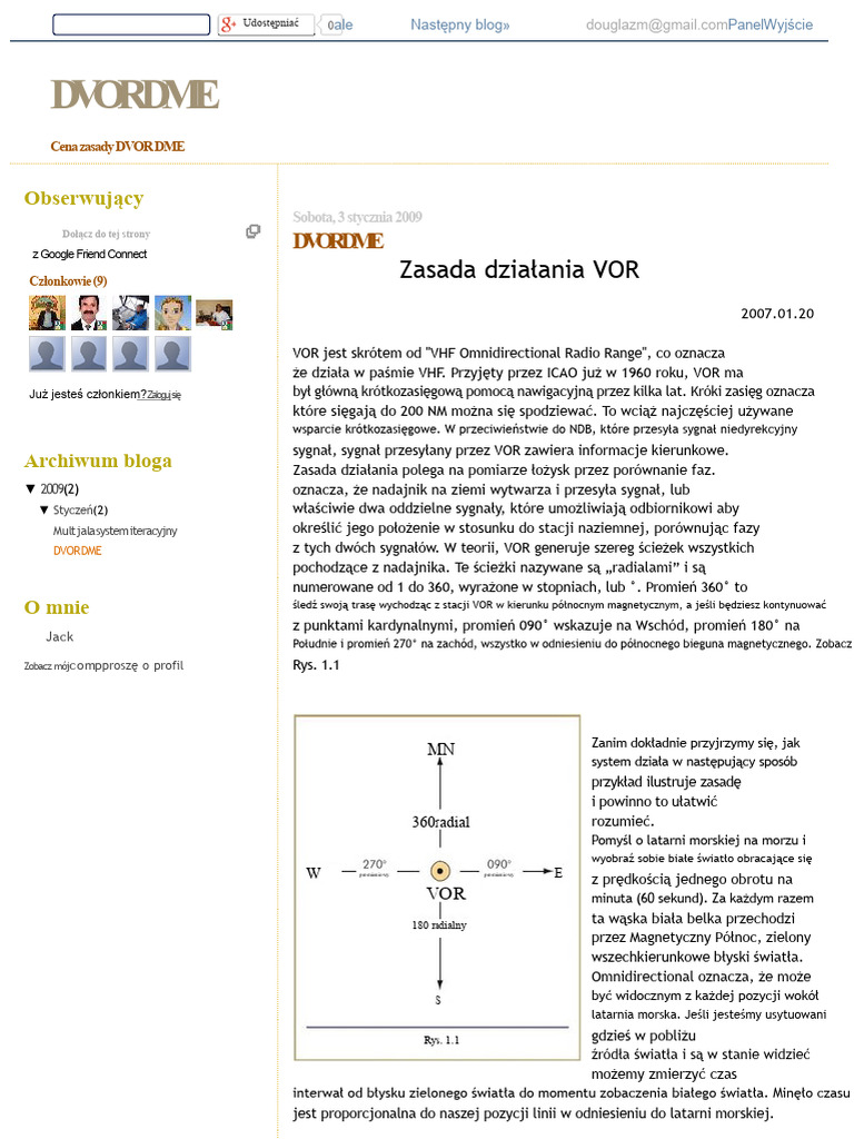 DVOR-DME - Zasada Działania VOR | PDF