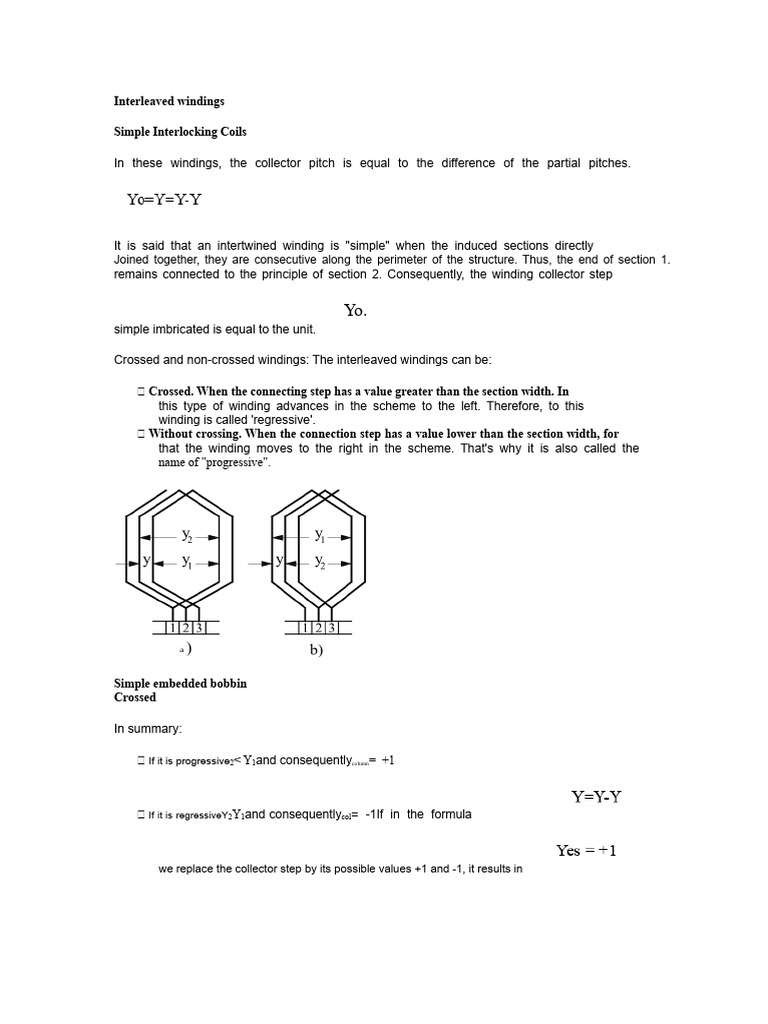 Interleaved Windings | PDF | Electrodynamics | Electrical Engineering