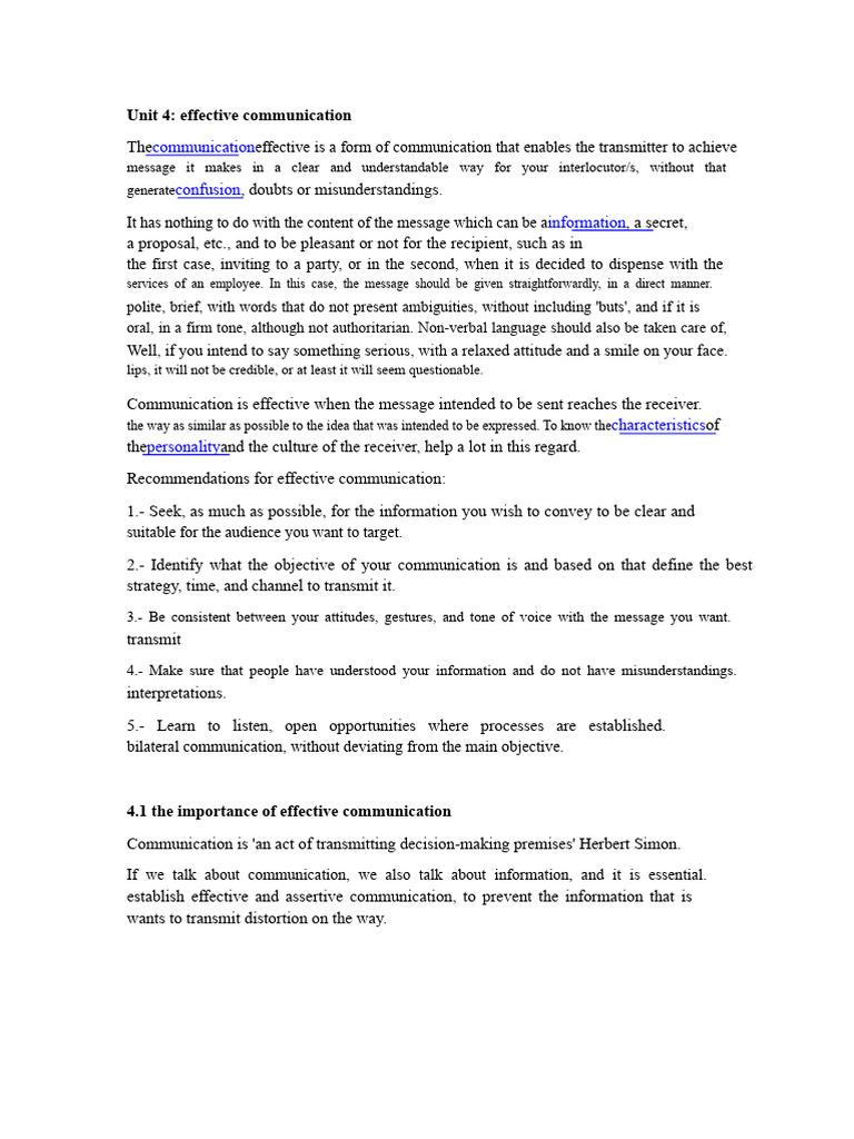 Unit 4 - Management Skills II | PDF | Communication | Interview