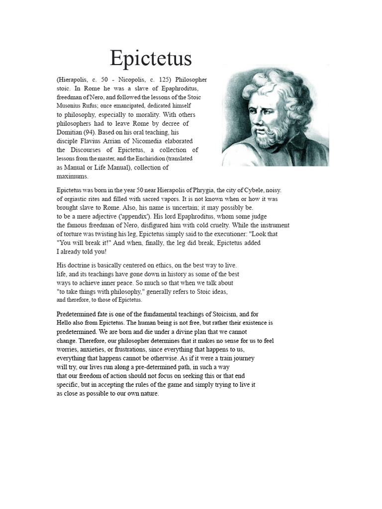 Epictetus | PDF