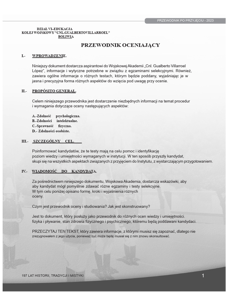 Przewodnik Colmil 2023 Poprawiony | PDF