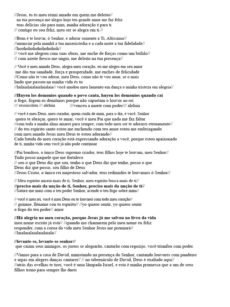 Adoração e Louvor a Jesus Cristo | PDF | Deus | Amor
