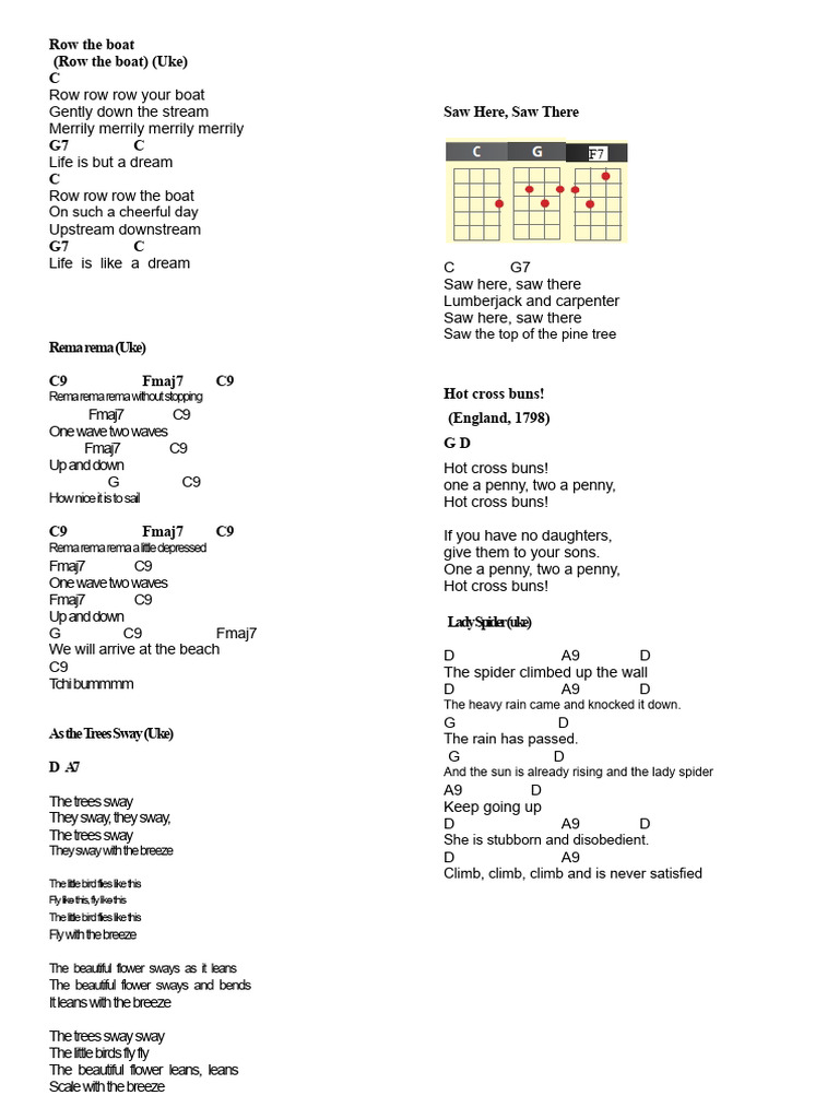 Ring Songs PDF | PDF | Zoology