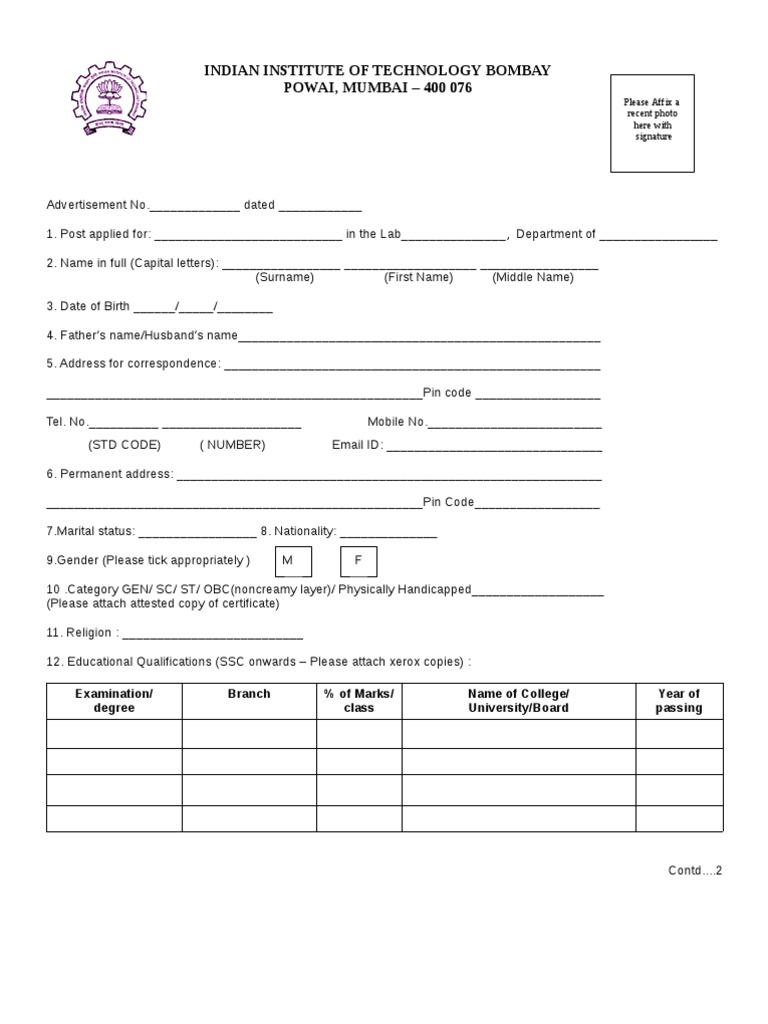 IITB | PDF | Mumbai | Science