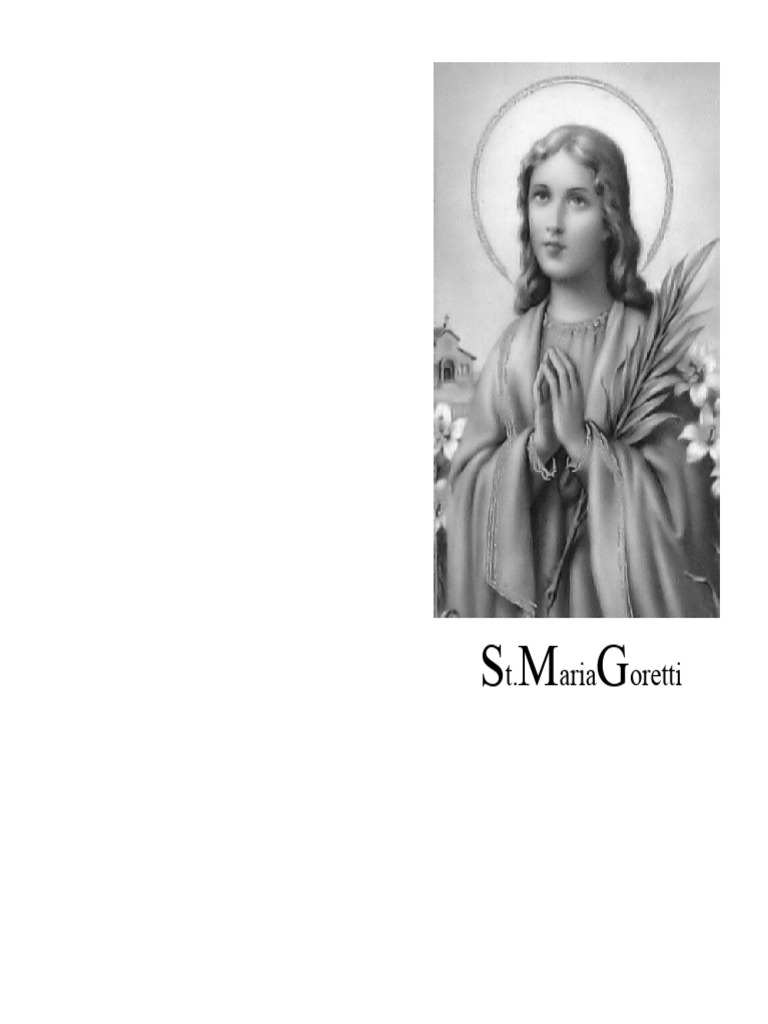 Santa María Goretti - Biografía y Oraciones | PDF | María, madre de ...