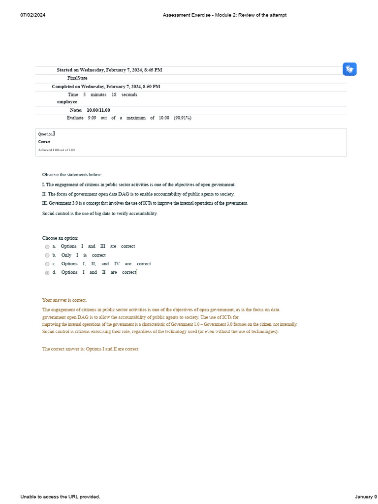 Evaluative Exercise - Module 2 - Review of The Attempt | PDF | E ...