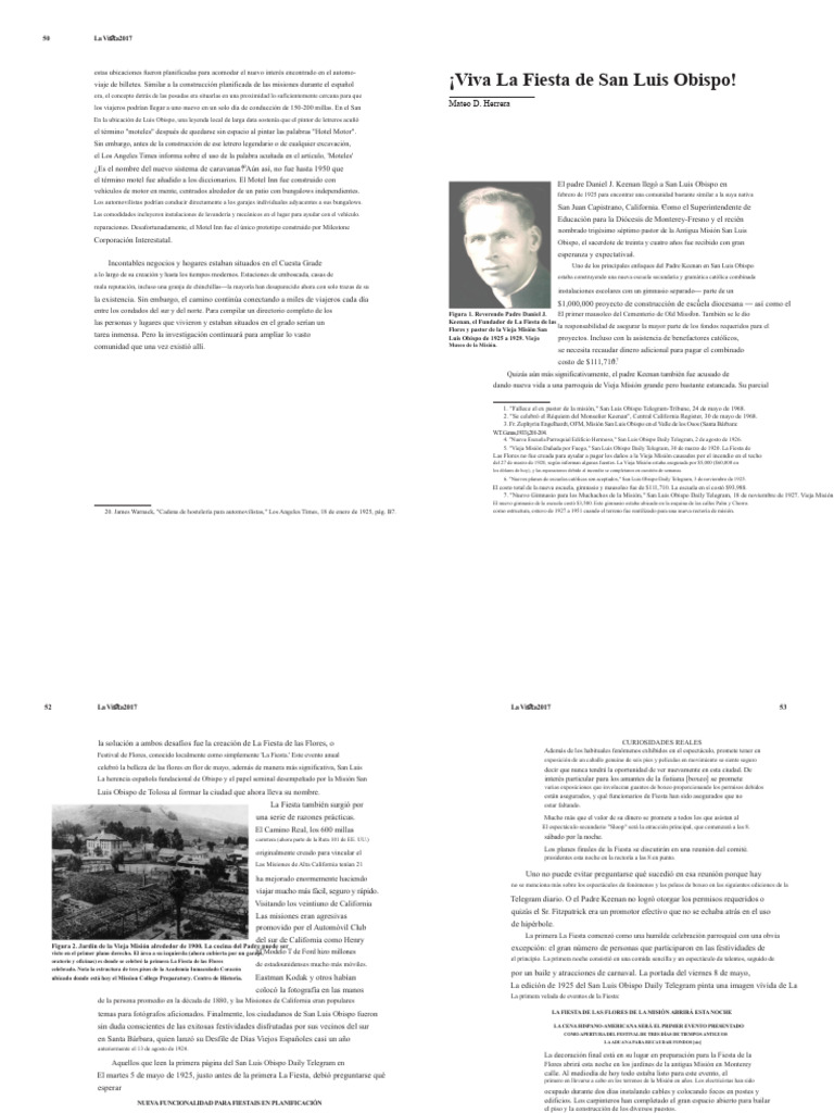 La Historia de La Fiesta de San Luis Obispo | PDF | Parilla | Carne