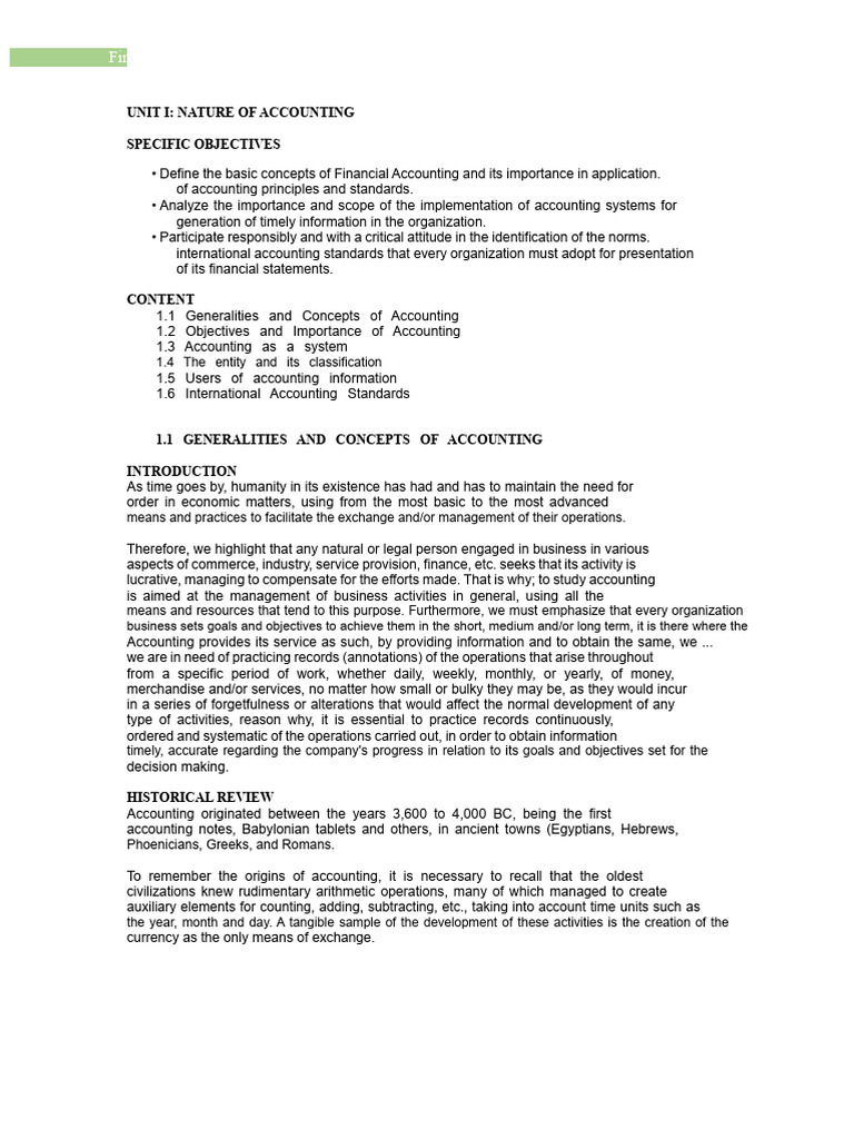 Nature of Accounting | PDF | Audit | Taxes