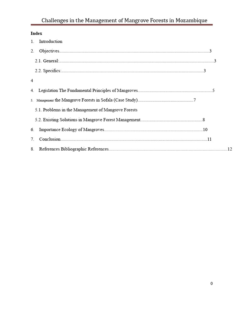 Mangrove Forests - IILG FINAL | PDF | Mangrove | Law Of The Sea
