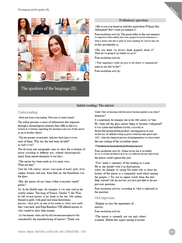 Language Solution Unit 02 1st Year | PDF | Poetry | Rhyme