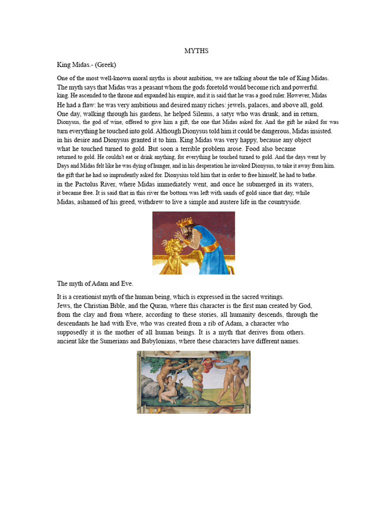 The King Midas | PDF | Dionysus