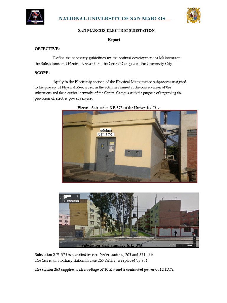 San Marcos Electrical Substation | PDF | Transformer | Insulator (Electricity)