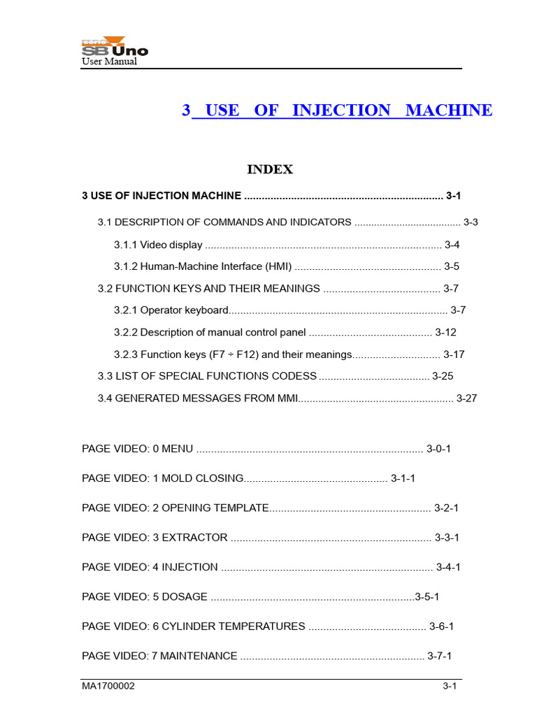 Sandretto Manual - Buttons | PDF | Cursor (User Interface) | Computer ...