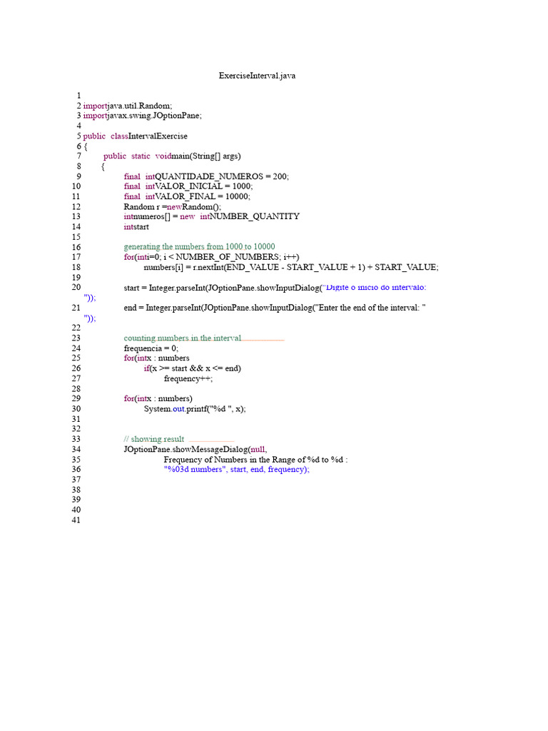 JAVA Exercises | PDF | Class (Computer Programming) | Method (Computer ...