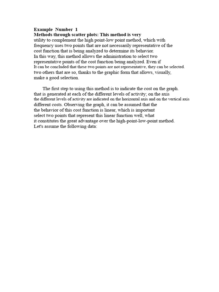 Scatter Diagram Method | PDF | Scatter Plot | Applied Mathematics