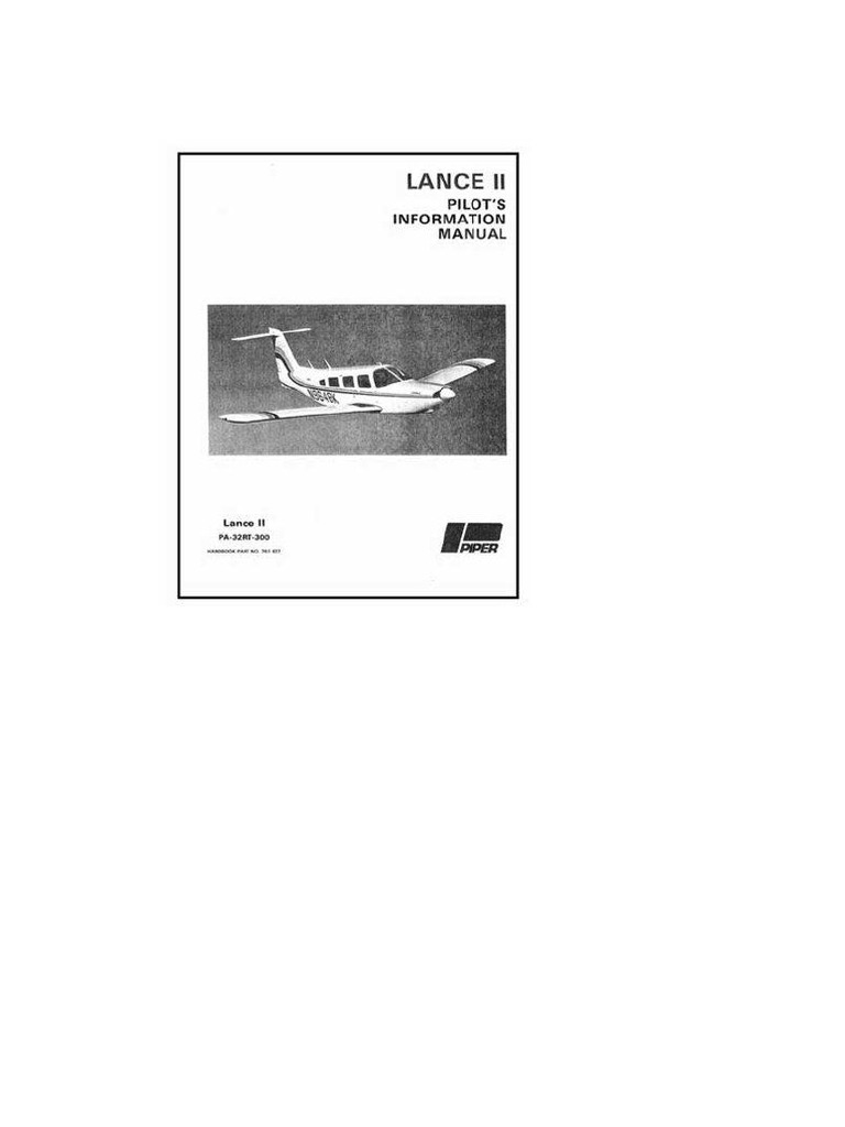 Piper Lance II - Turbo Lance II - Utrzymanie - SP | PDF