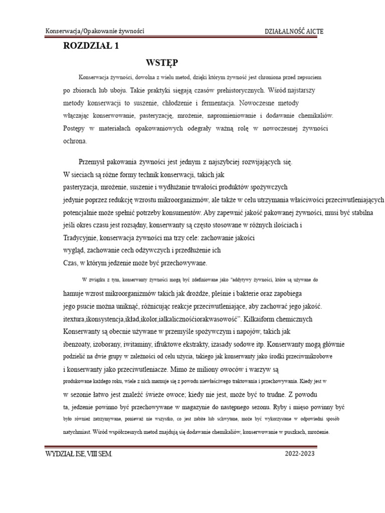 Varshitha (1HK19IS082) PRESERWACJA ŻYWNOŚCI | PDF