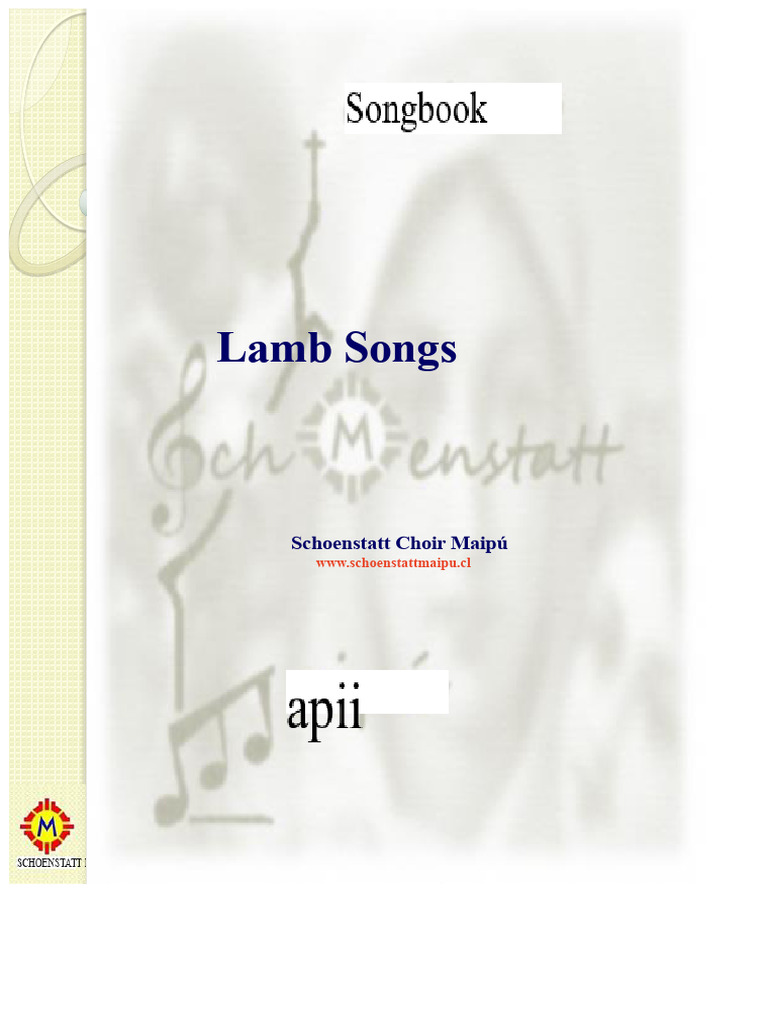 Lamb of God Songs for Peace | PDF | Mercy | Lamb Of God