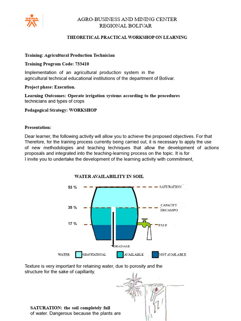 Activities 1 and 2 of Irrigation | PDF | Irrigation | Soil