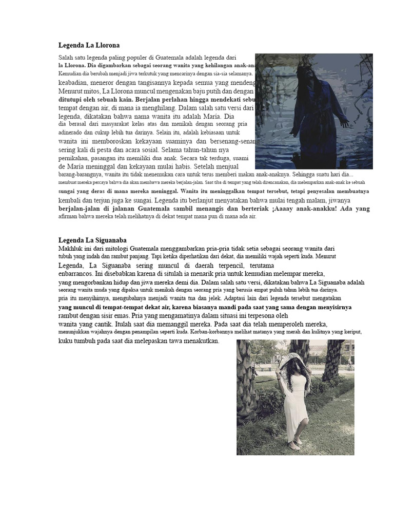 Legenda La Llorona | PDF