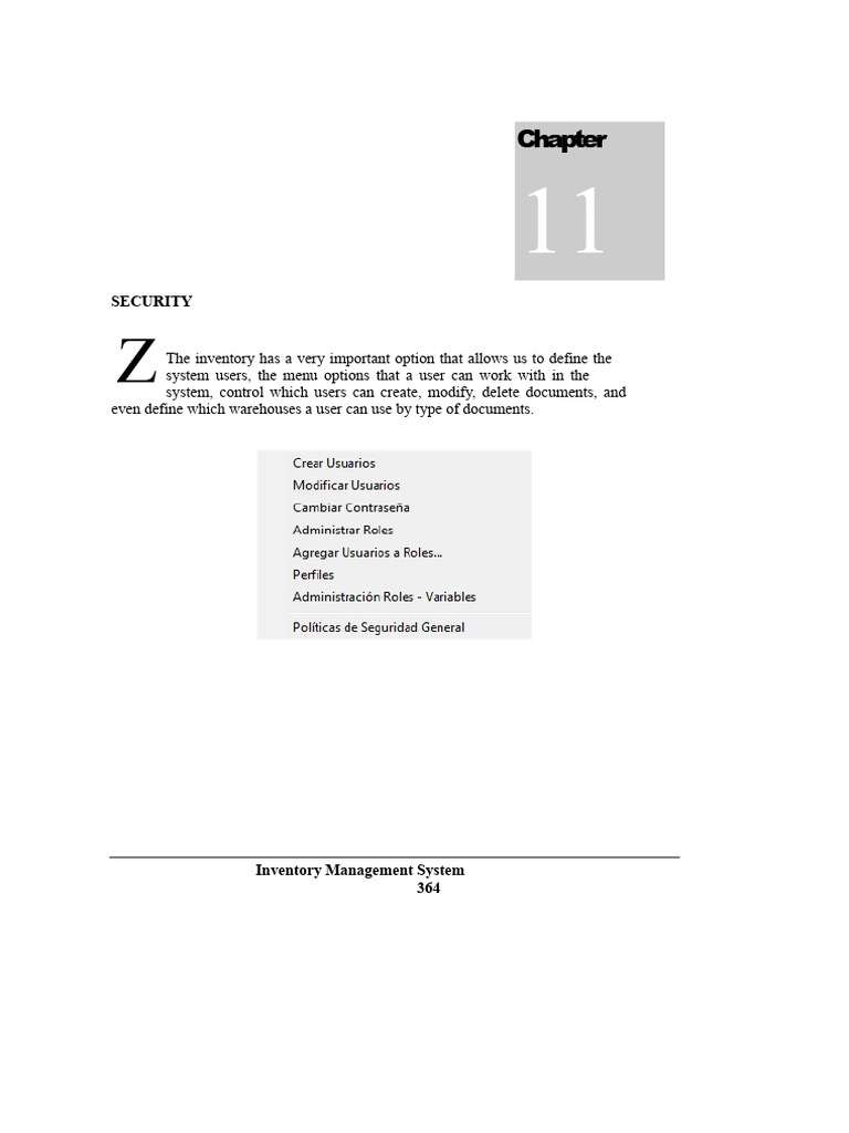 User Manual Inventory Security ZEUS | PDF | Password | User (Computing)