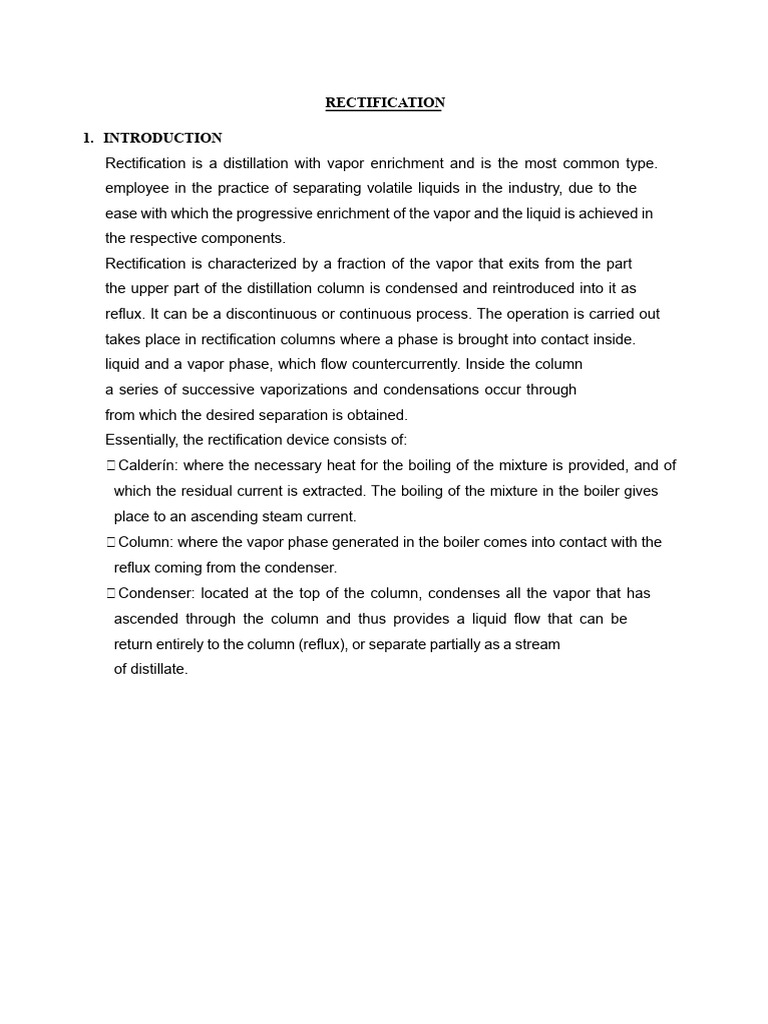 Understanding Rectification in Distillation | PDF | Distillation ...