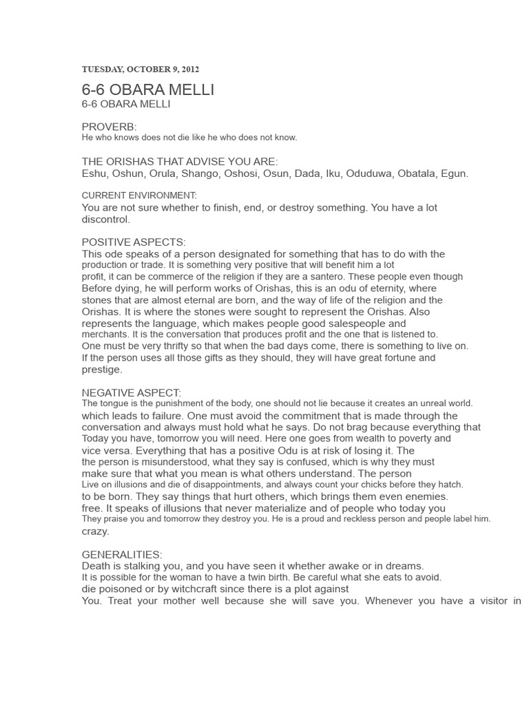 Insights on Obara Melli 6-6 | PDF