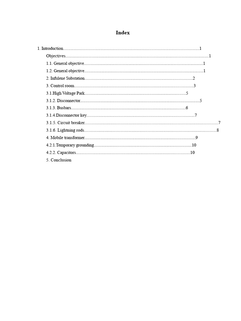 Infulene Substation Overview and Visit Report | PDF | Electricity ...