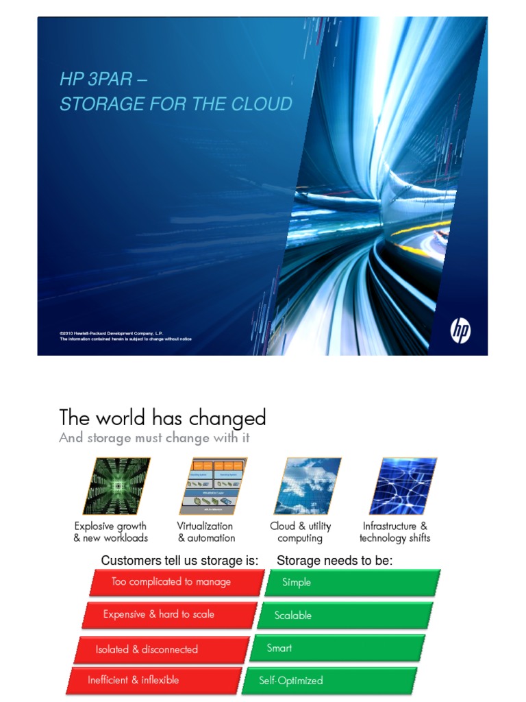 3PAR Technical For PDF | PDF | Oracle Database | Cloud Computing