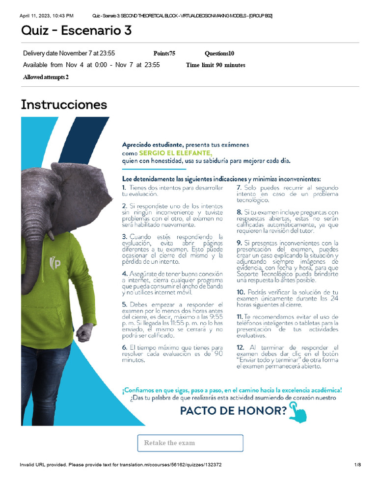 Quiz - Scenario 3 - DECISION MAKING MODELS | PDF | Business | Business Economics