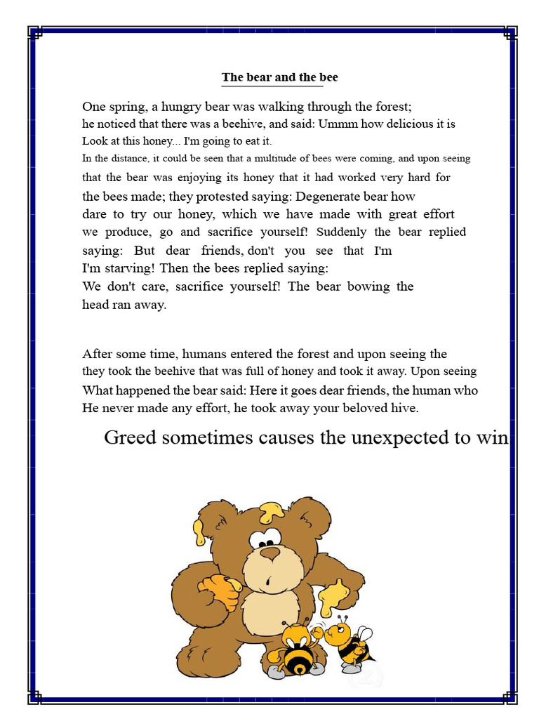 The Bear and The Bee | PDF